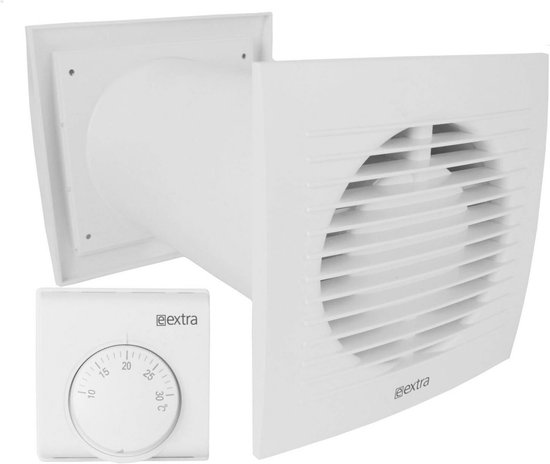 Muurventilator voor effectieve warmteverdeling in woning - Ø 100 mm | bol