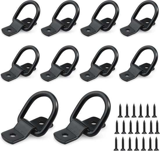 10pcs D-ring lashing eyes voor trailers - hoge kwaliteit carbon staal ...