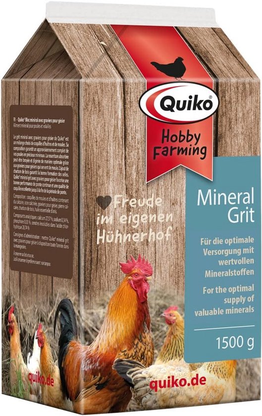 Hobbykippen Voeding: Mineralen Grit met Maagkiezel voor Kippen ...