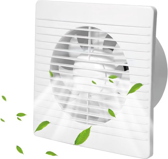 Stille Badkamerventilator 100 mm - Ventilator voor Wand en Plafond ...