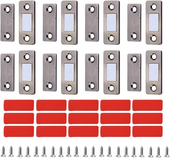 Set van 8 Ultra Dunne Magnetische Deurvangers voor Kast en Lade | bol