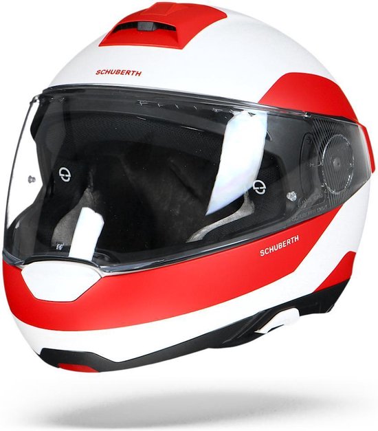 Schuberth C4 Pro Fragment Rood Systeemhelm - Motorhelm - Maat S | bol