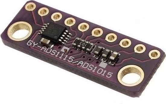 10 pcs I2C ADS1115 16 bit ADC 4-kanaals module met programmeerbare ...