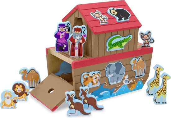 Melissa & Doug - Noah's Ark Shape Sorter | bol.com