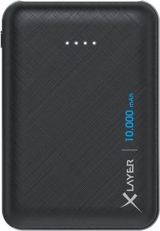 XLayer Powerbank - 10000mAh - Compact - Zwart | bol