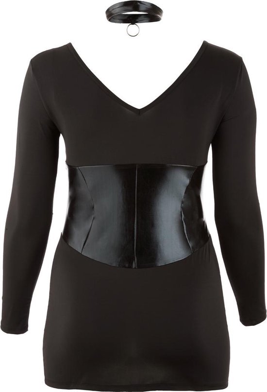 Cottelli Plus Size – Dominatrix Jurk met Spannend Rijg Detail inclusief ...