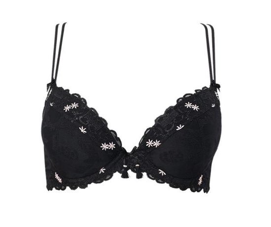 Louisa Bracq Marie-Antoinette Zwart Push Up bh - Beha Maat: 80D | bol.com