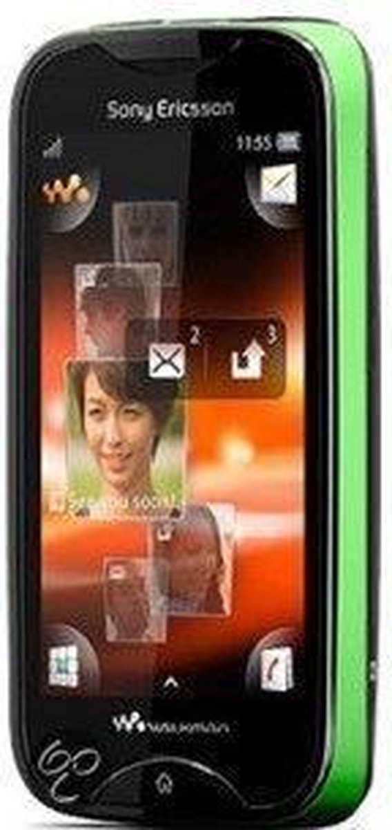 Sony Ericsson GSM Mix Walkman - Green on Black | bol
