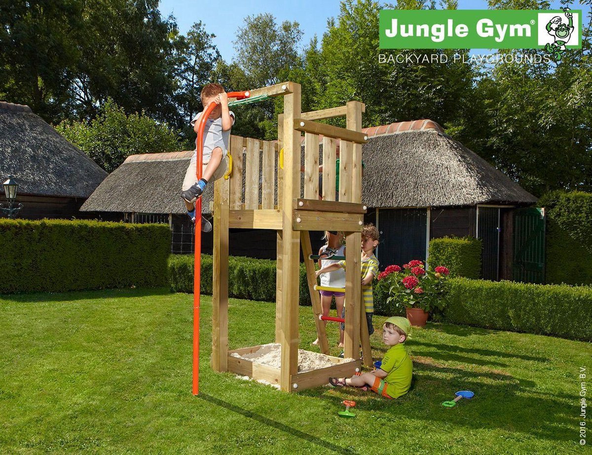 Speeltoestel voor Kinderen voor Kleine Tuin - Jungle Tower Fireman's ...