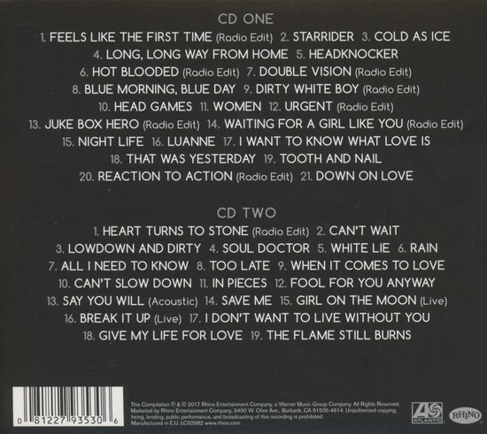 Foreigner - 40, Foreigner | Muziek | bol