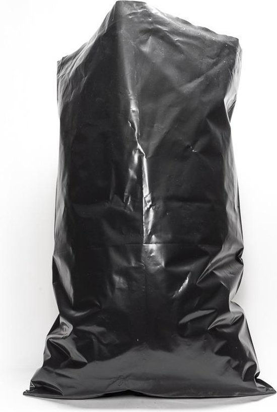 LDPE zakken zwart - 58 x 78cm x 140my - 10 stuks | bol