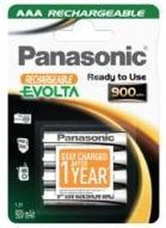 Panasonic 900mAh NiMh AAA Nikkel-Metaalhydride (NiMH) 1,2 V | bol