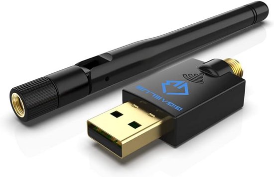 Dual Band WiFi USB Adapter 600Mbps 2.4 & 5 GHz voor PC en Laptop | bol