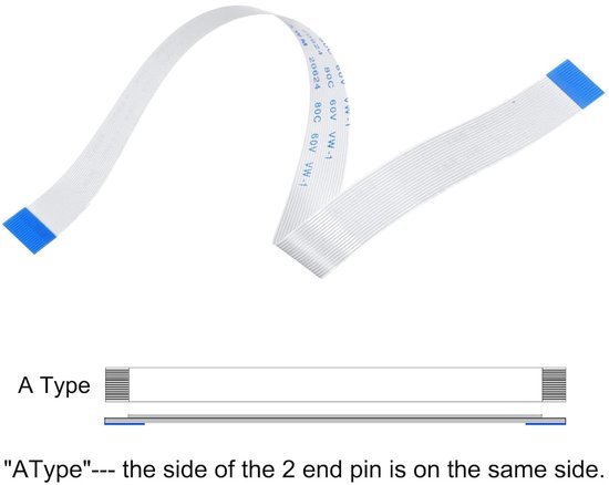 10 stuks FFC FPC kabel 18-pins 0,5 mm 300 mm (A type) voor LCD 3D ...