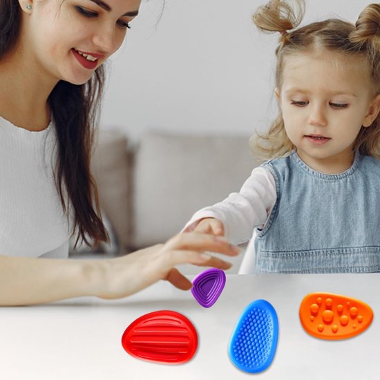 Fidget Toys - 6 stuks - Stress Relief Speelgoed - Sensorische Stenen ...
