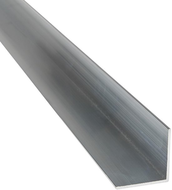 Aluminium Hoekprofiel L-Profiel 20x20x2mm Blank Ruw 1 Meter Sterk en ...