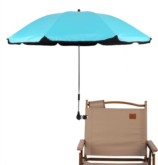 Verstelbare Parasol met Klem voor Stoelen en Kinderwagens UPF 50+ | bol