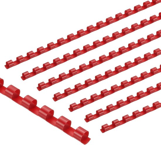 8mm Plastic Binding Combs - 200 Pieces - 21 Rings - Comb Binding Spines ...