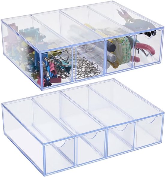 Bureau Organizer Laden - Opbergdozen - Bureau Opruimen - Stapelbaar ...