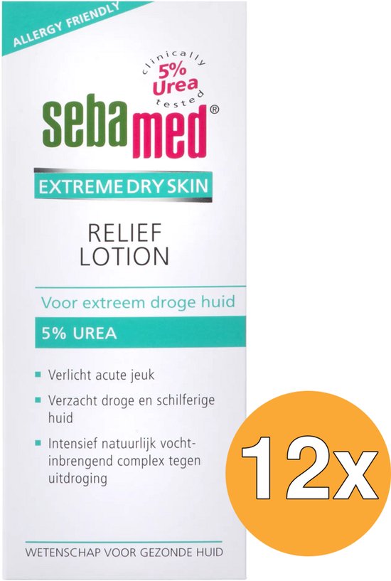 12x Sebamed Extreme dry urea relief lotion 5% (200 ml) | bol