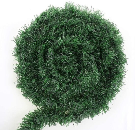 Lange Kunstmatige Kerstslinger Groen – 15 Meter Buigbare Dennenslinger ...