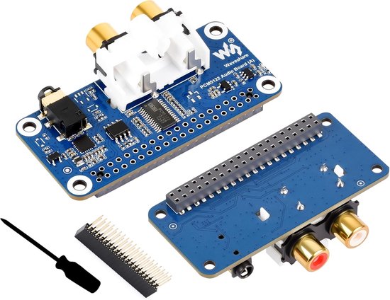 HIFI I2S DAC Audiokaart voor Raspberry Pi (5/4B/3B+/Zero W/Pico) - 32 ...