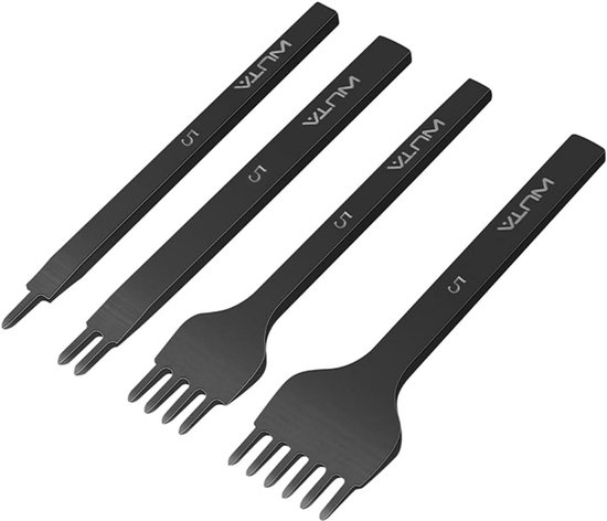 Leder Pons Gereedschap Set - Professionele Gatenpons Chisel voor ...