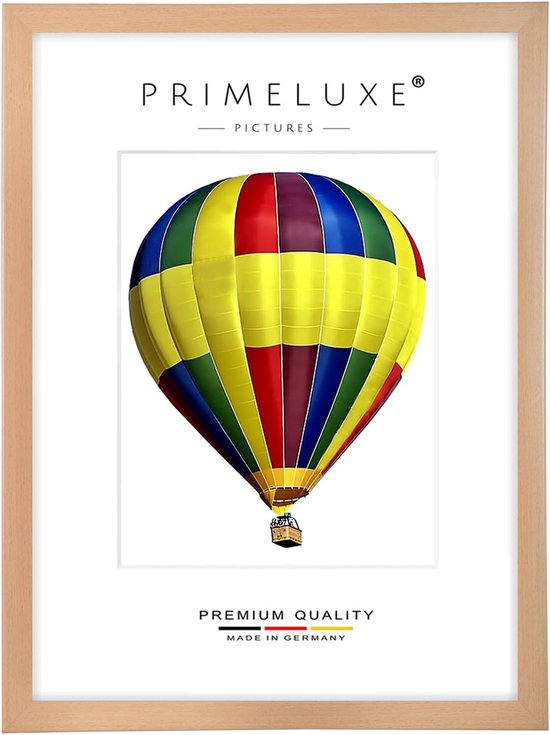 Houten fotolijst 30x60 cm voor poster of foto in beuken natuur | bol