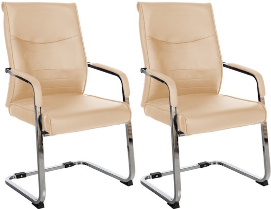 2-delige set Bezoekersstoelen - Gaststoelen - Elegant en Comfortabel ...