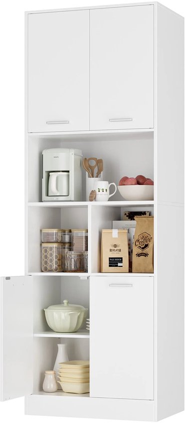 Opbergkast - Kast - Hoge Kasten - Opbergkasten - Stellingkasten - 180.5 ...