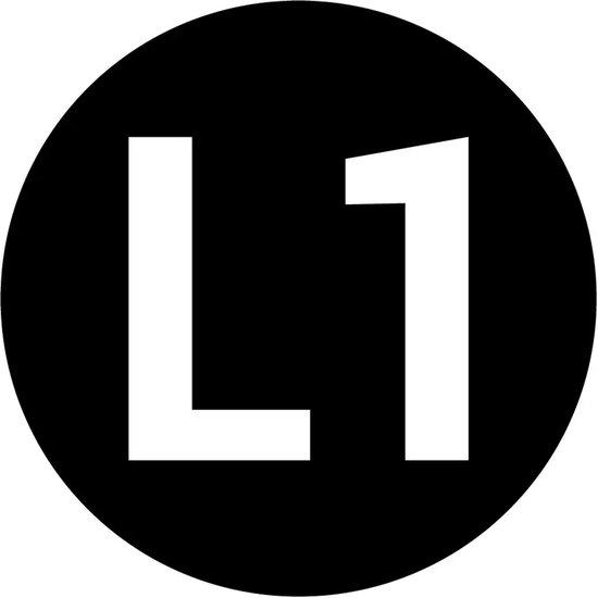 Fase L1 AC geleider stickers - op rol - 4 cm - 583 stickers per rol | bol