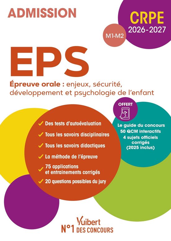 CRPE 2026-2027 - EPS - Epreuve orale d'entretien (M1-M2) (ebook), Marc Loison |... | bol