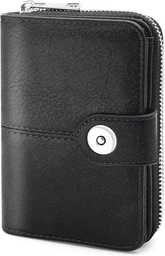 Kleine PU-leren portemonnee voor dames, RFID-blokkerende kleine ...