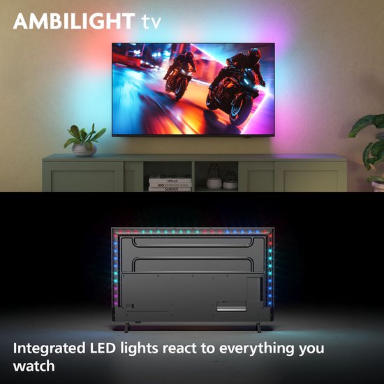 Philips 65MLED910/12 - 65 inch - 4K QD-MiniLED - 2025 - Smart TV | bol