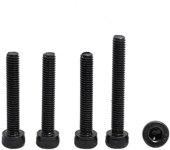 JGS Premium - Hoogwaardige 12.9 Zwarte M4*45 Inbusbouten - Sterke ...