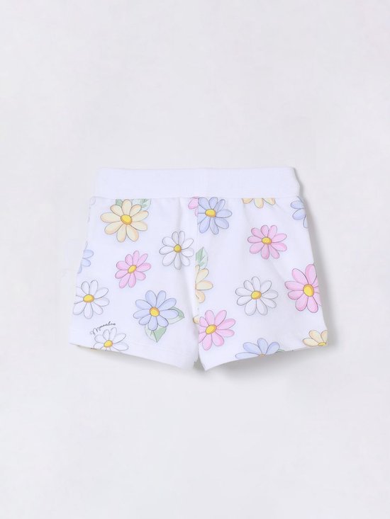 Daisy Print Shorts Kids - White | bol