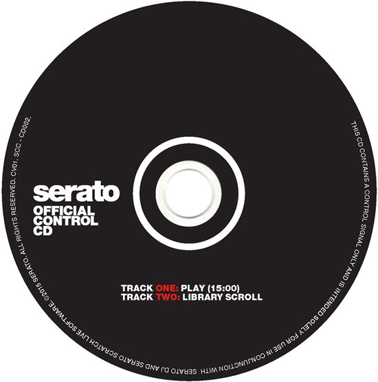 Serato Official Control CDs x2 (Black) - DJ Control | bol