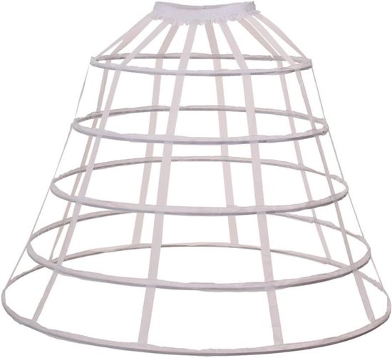 Hoepelrok Crinoline Petticoat - Onderrok met 5 hoepels voor prachtig ...