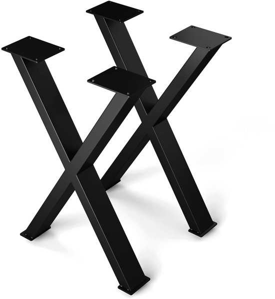 Blumfeldt UrbanFodge X Tafelpoten – Robuuste stalen constructie in X ...