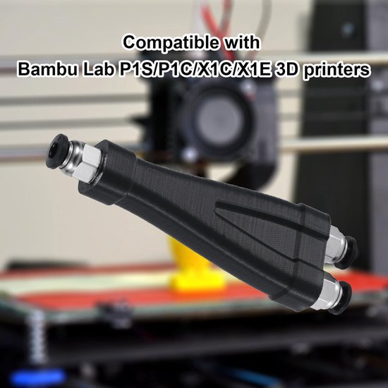 2-in-1 PTFE-Adapter voor Bambu Lab Slangconnectoren - Voedingsmodules ...