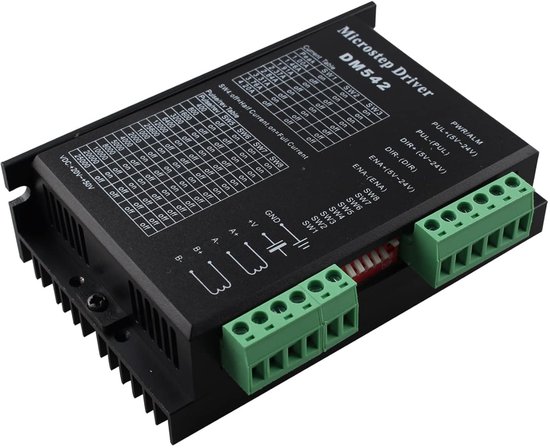 Jopto Stappenmotor Driver DM542 2-Fase DC 18-48V 4.2A | bol