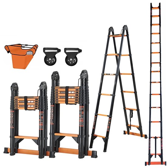 Telescoopladder – Uitschuifladder – A-Framestrap – Multifuntionele ...