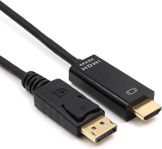 DisplayPort naar HDMI-kabel 18 m voor 4K beeld Laptop adapter HDMI-DisplayPort... | bol