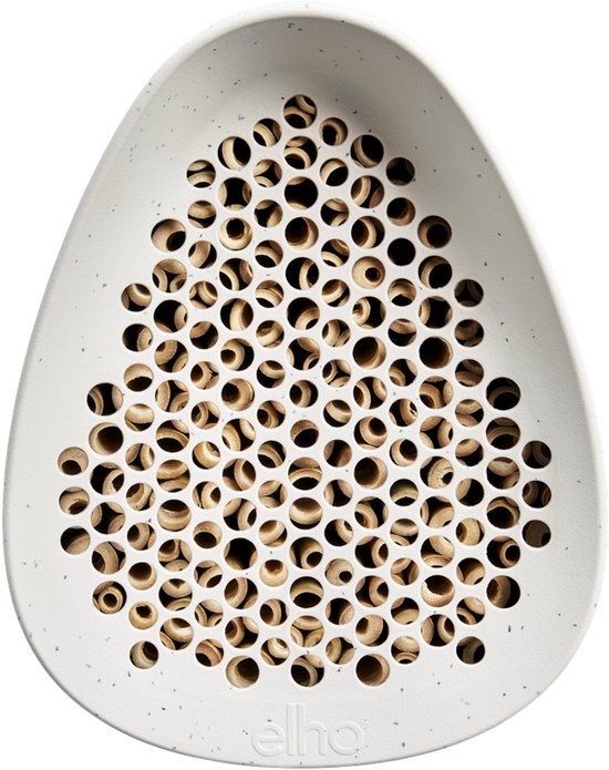 Elho Essential Bee Hotel 18cm - Bijenhotel - Modern Design - 100% ...