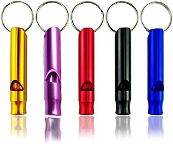 Allecto Plus - 5 stuks signaalfluitje voor noodgevallen - Mini-fluitje ...