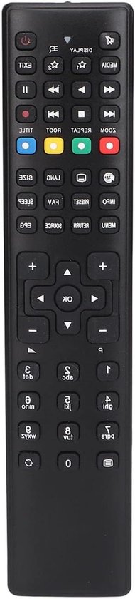 Allecto Plus - Vervangende TV afstandsbediening voor MEDION televisie - RC1208 - Zwart... | bol