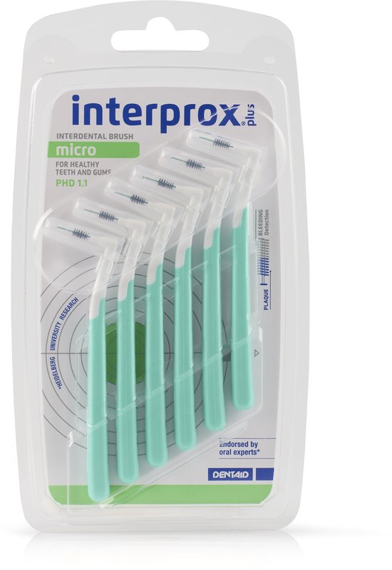 Interprox Plus Micro Flosdraad - 2,4 mm - 6 stuks | bol