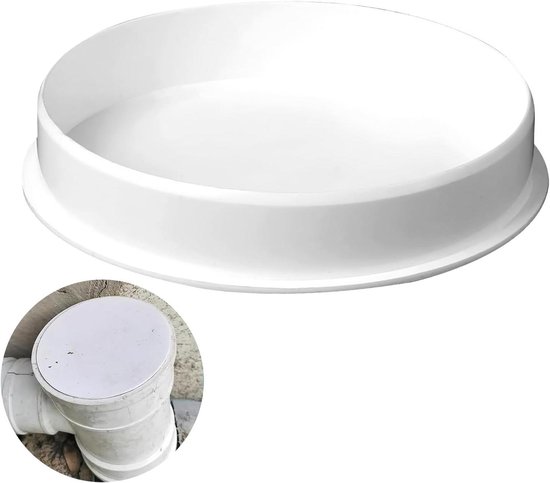 Allecto Plus - Ventilatiebuisafdekking voor moffenstop DN 100 - PVC-afdekkap voor... | bol