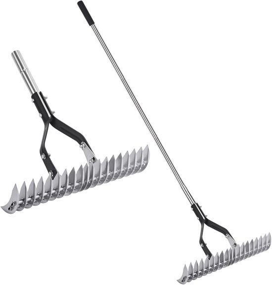 Wicker Rake Landscape Tools 35cm Heavy Duty Garden Cultivator with ...