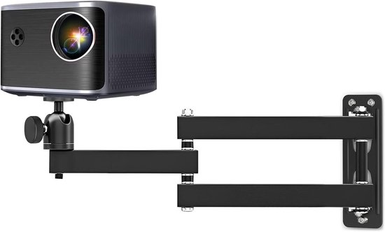 Inovra Plus - Beamerhouder voor aan de muur, 360 graden draaibaar, universeel, metalen... | bol